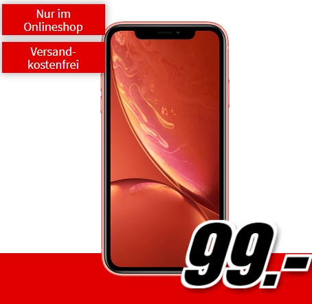 Apple iPhone XR 256GB + o2 Free L (30GB LTE)| MonsterDealz.de