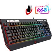 PICTEK Gaming Tastatur RGB mit Lautstärkeregler| MonsterDealz.de