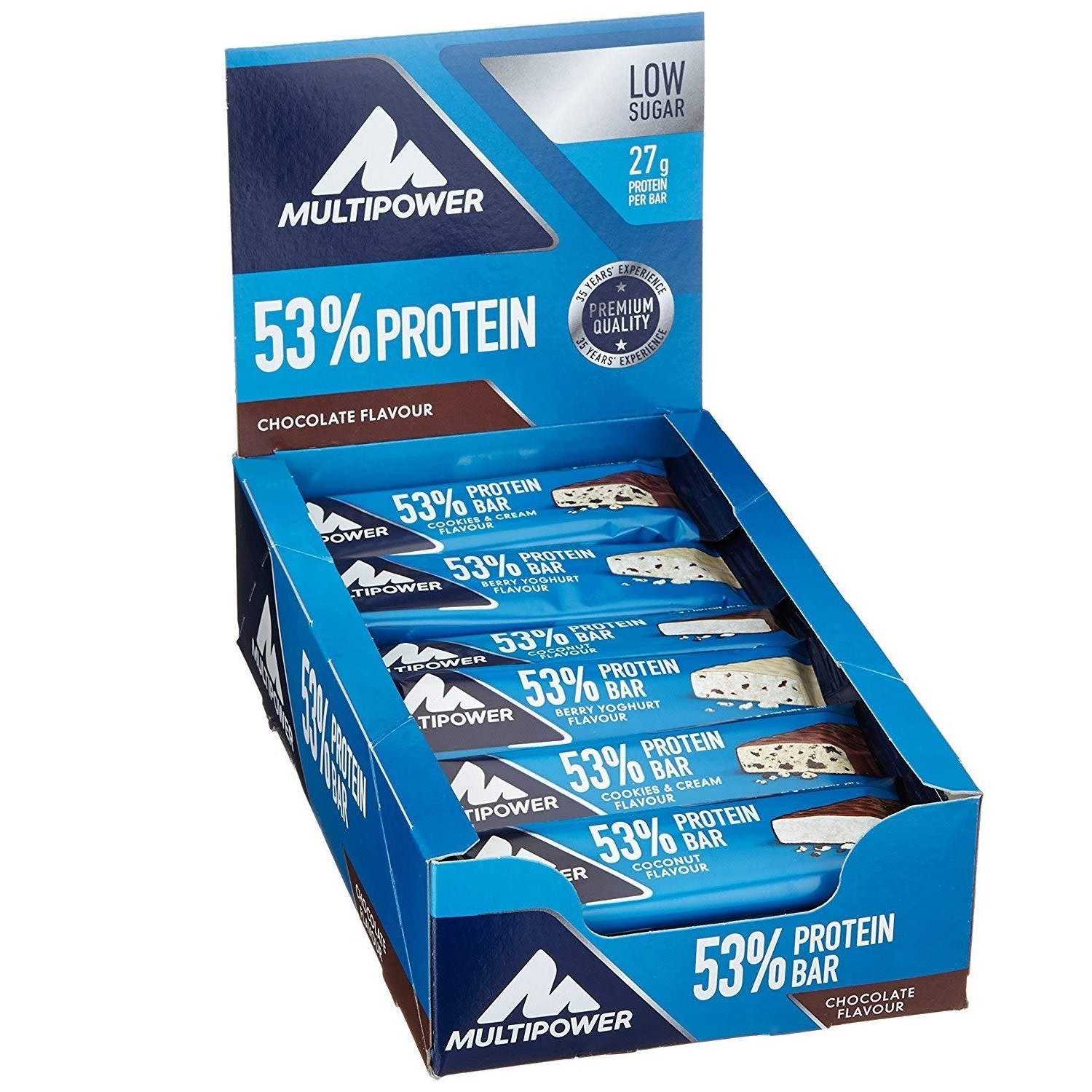 2x 24 Multipower 53% Protein Bar (je 50g) für 37,98€ | MonsterDealz.de