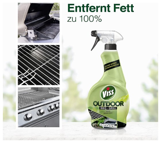 Viss Haushaltsreiniger BBQ-Grillreiniger Fettreiniger| MonsterDealz.de