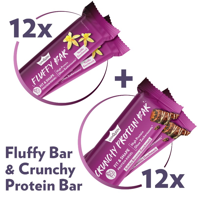 12x Protein Riegel + 12x Crunchy Protein Bar| MonsterDealz.de