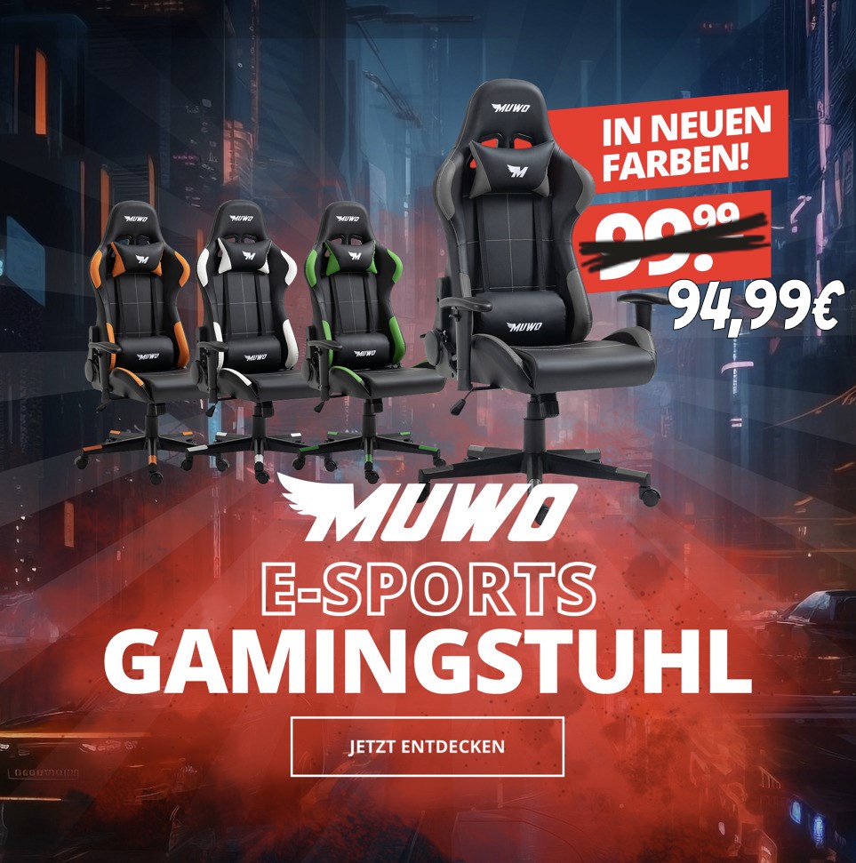 MUWO "Focus" E-Sports Gamingstuhl| MonsterDealz.de