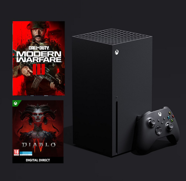 Microsoft Xbox X - Diablo IV inkl. Call of Duty MW3 für 500,99€