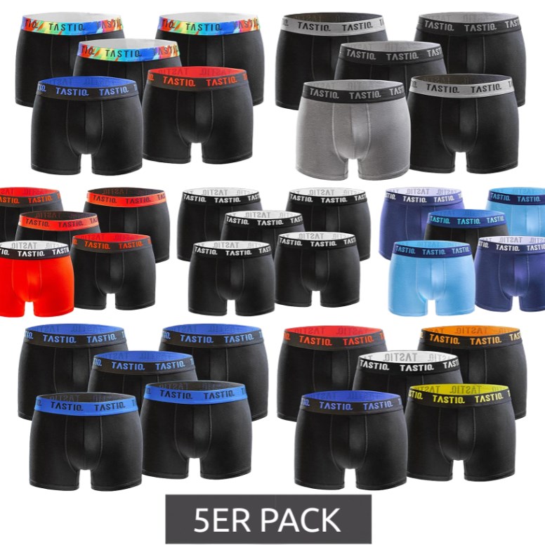 3x 5er Pack TASTIQ Herren Boxershorts in Geschenkbox (S-XXL ...