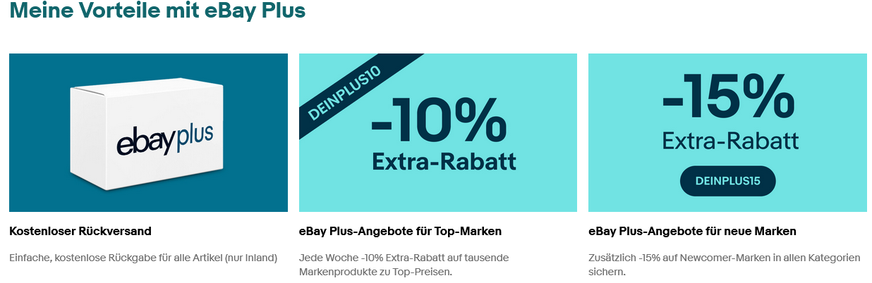 eBay Plus: Kostenloser Versand & exklusive Angebote nutzen