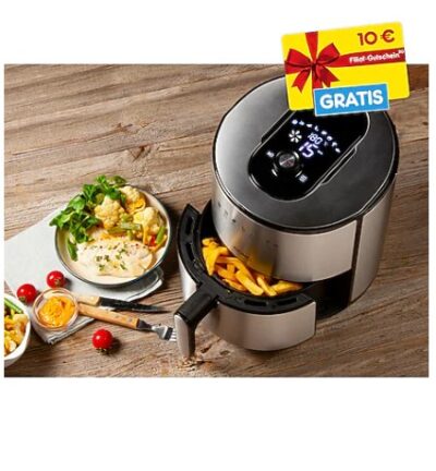🍟 Domo Heißluftfritteuse für 24,99€ + 10€ Bonus bei Netto| MonsterDealz.de