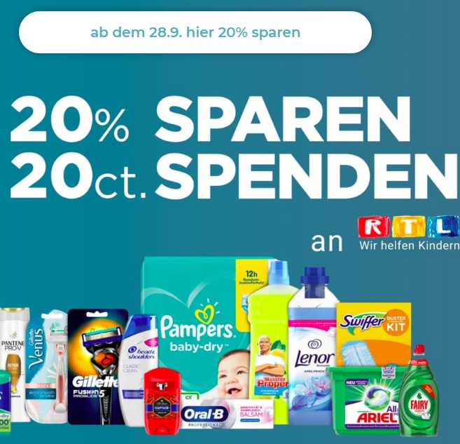 Procter & Gamble Produkte 20% Cashback | MonsterDealz.de