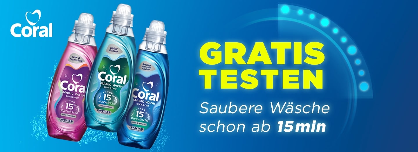 Gratis testen bei dm Coral Magic Wash – Die Kurzwäsche-Magie von Coral ...