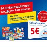 5 Euro dm Gutschein beim Kauf von mind. 3x Henkel Produkten im Wert von ...