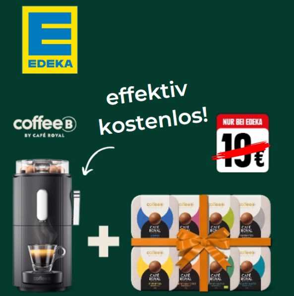 🔥 KRASS: Effektiv mit 6€ Gewinn CoffeeB Kaffeemaschine Globe Kapselmaschine ☕ für 19€ (statt 145 ...